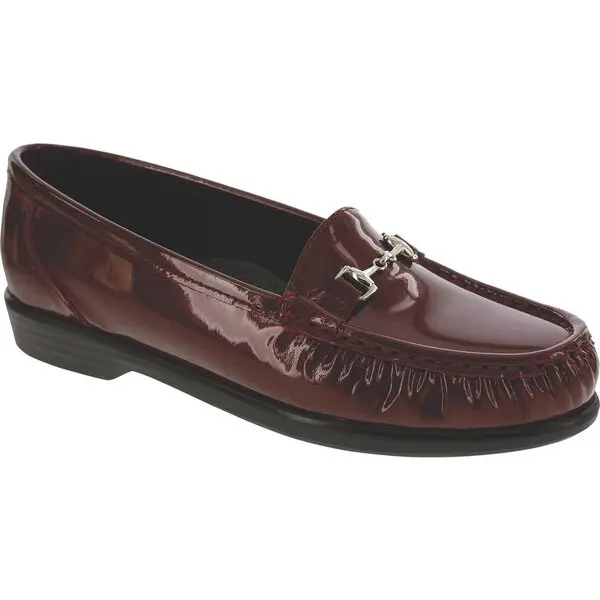SAS Metro Metallic Loafer - Garnet