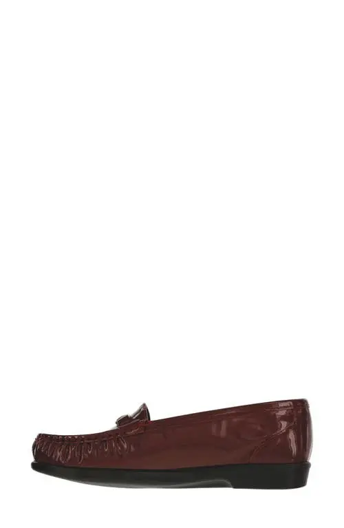 SAS Metro Metallic Loafer - Garnet
