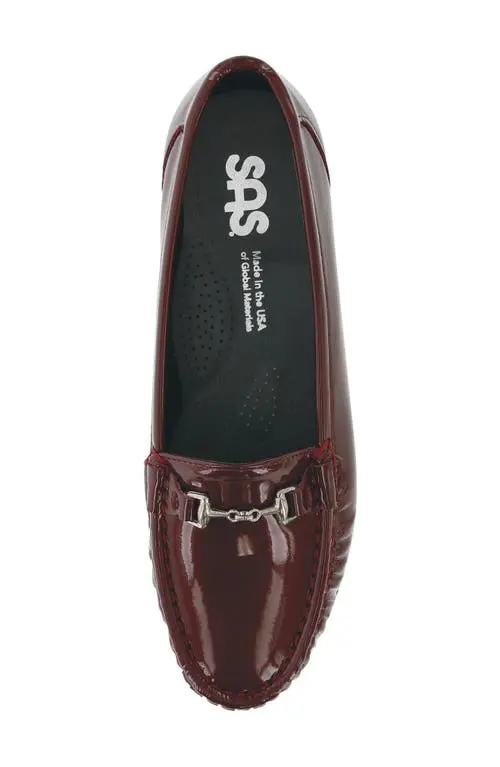 SAS Metro Metallic Loafer - Garnet