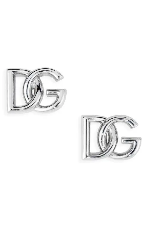 Dolce & Gabbana Dg Stud Earrings - Silver