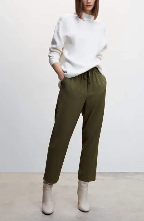 Mango Flowy Wide-leg Pants