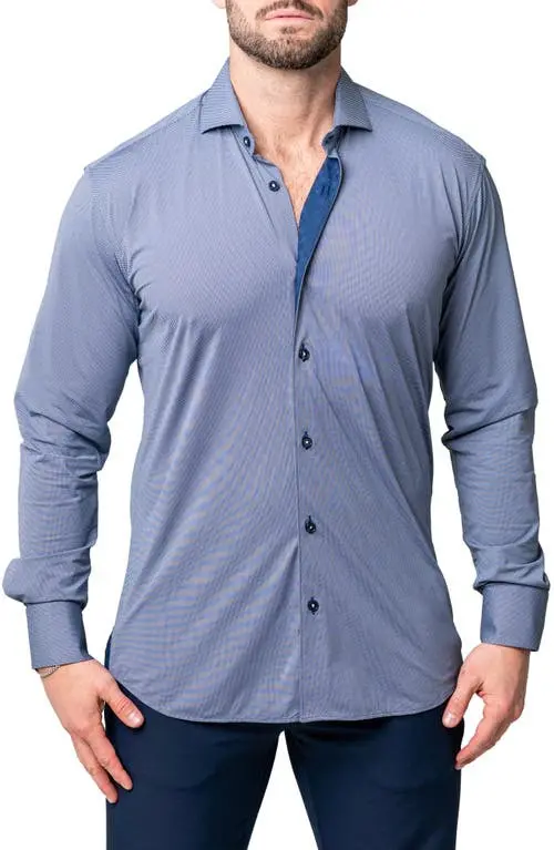 MACEOO Einstein Yoli Stretch Button-up Shirt