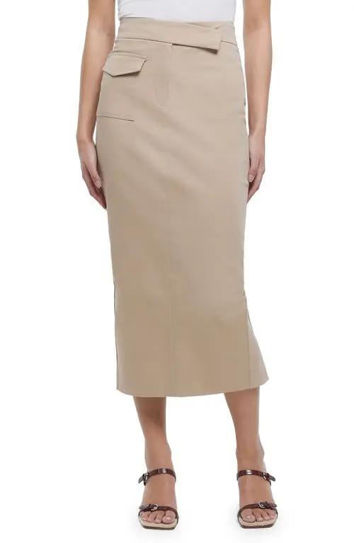 RIVER ISLAND Utility Midi Pencil Skirt