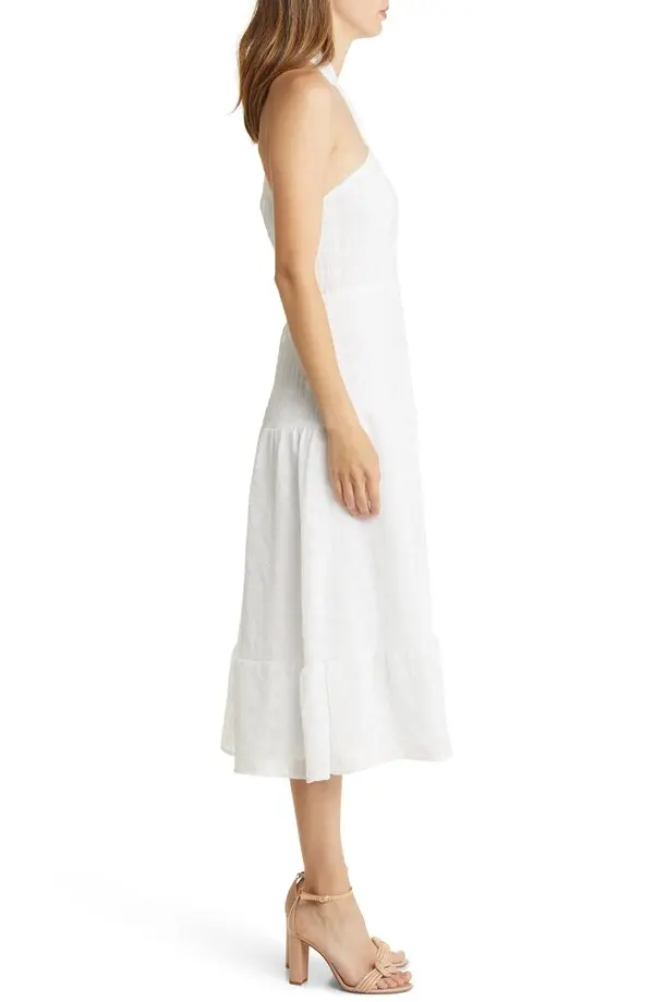 Sam Edelman Tiered Halter Midi Dress