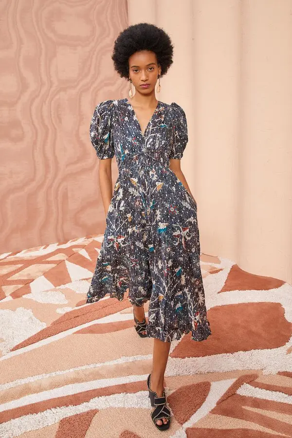 【Ulla Johnson】 Thelma Dress 美品 Ulla Johnson Thelma Dress In Jet - 60% Off | Editorialist