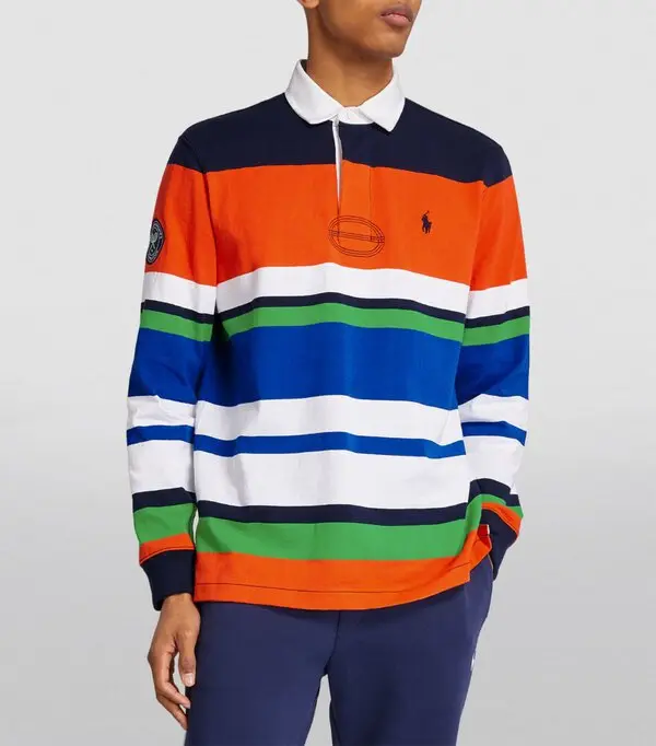 Ralph Lauren X Wimbledon Striped Rugby Shirt - Multi | Editorialist