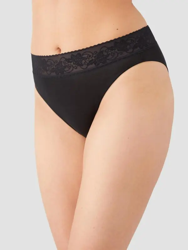 Wacoal Comfort Touch High-cut Briefs - Black