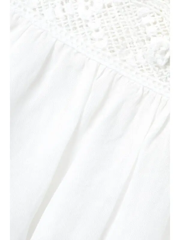 DÔEN - Aphra Crochet-Trimmed Top