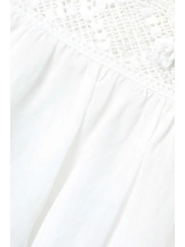 DÔEN - Aphra Crochet-Trimmed Top