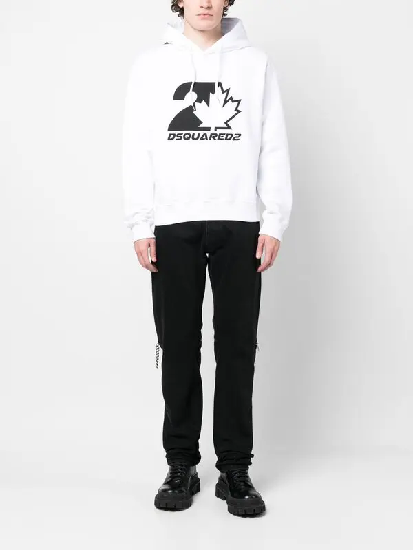 Dsquared2 Logo-print Drawstring Hoodie