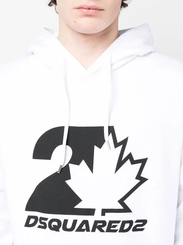 Dsquared2 Logo-print Drawstring Hoodie