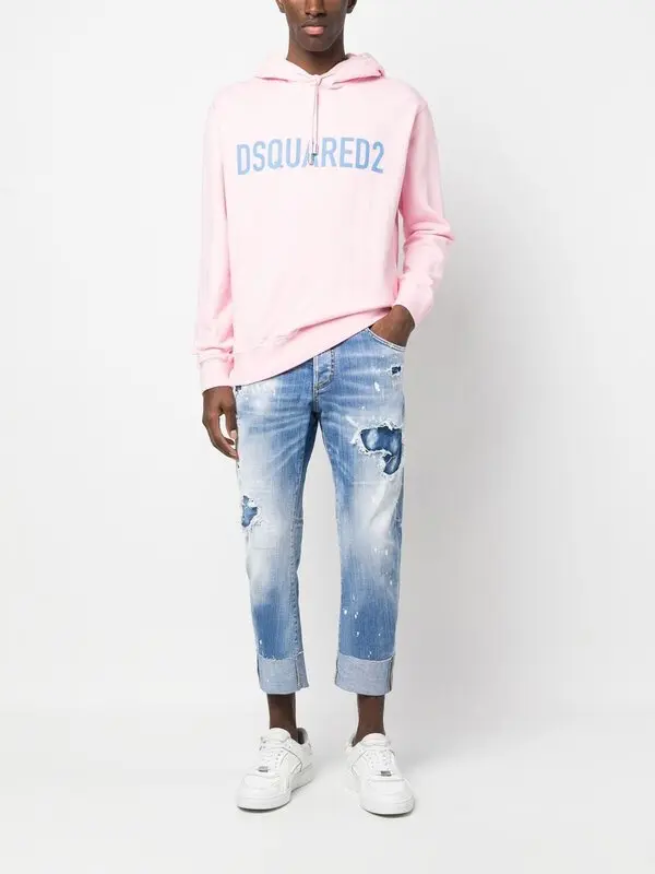 Dsquared2 Distressed Cropped Jeans