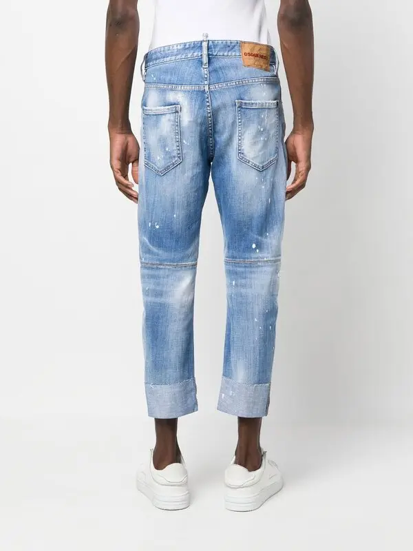 Dsquared2 Distressed Cropped Jeans