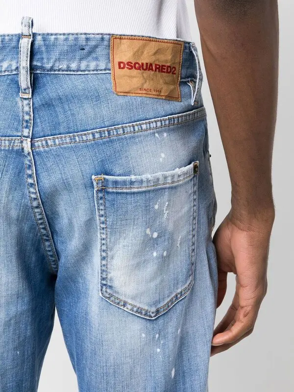 Dsquared2 Distressed Cropped Jeans