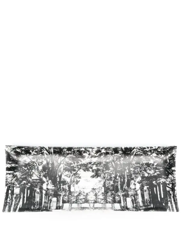 FORNASETTI Giardino Settecentesco Tray - Black