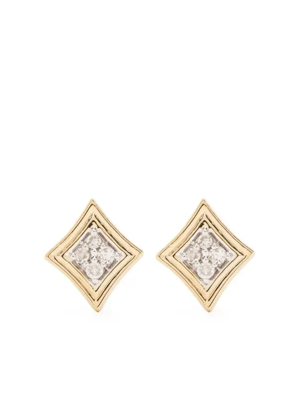 Adina Reyter 14kt Yellow Diamond Stud Earrings - Gold