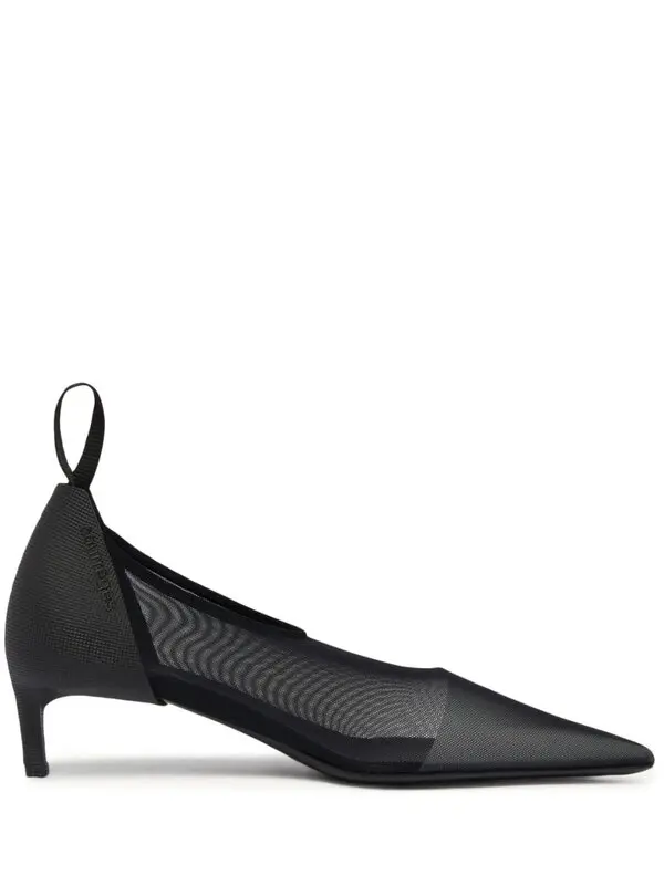 COURREGES 35mm Diving Mesh Pumps