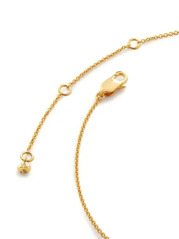Monica Vinader Alphabet C Pendant Necklace - Gold