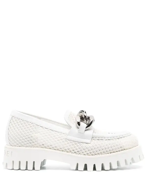 Casadei Tappeur Netweb Loafers