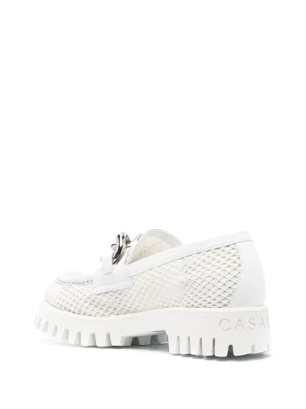Casadei Tappeur Netweb Loafers
