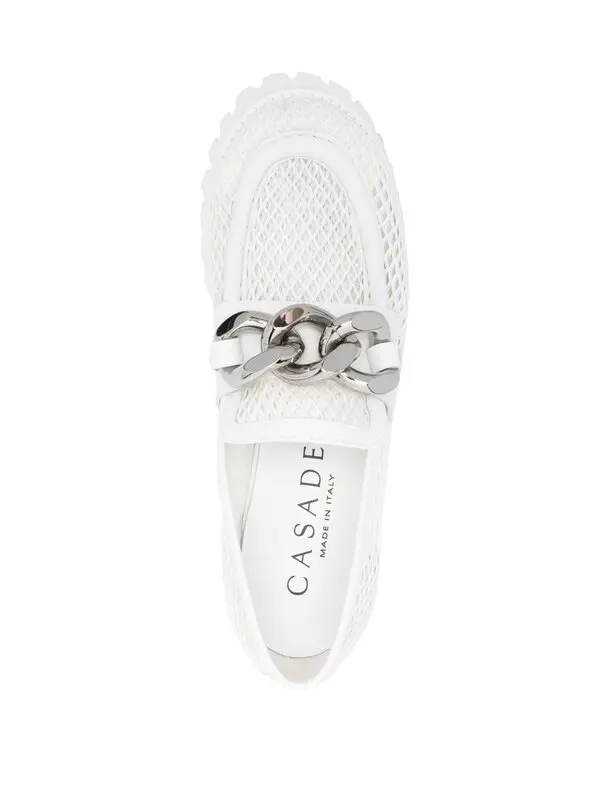 Casadei Tappeur Netweb Loafers