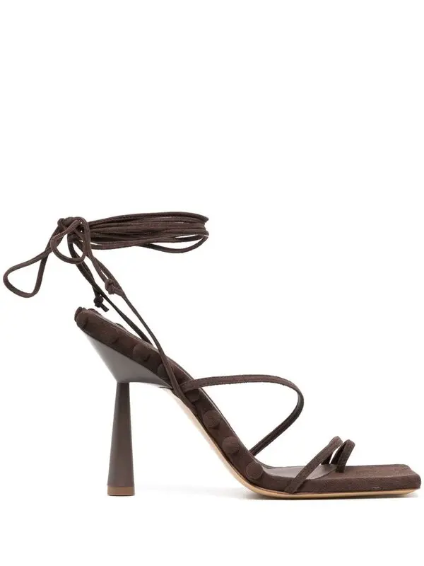 GIABORGHINI Gia/rhw Rosie Suede Sandals