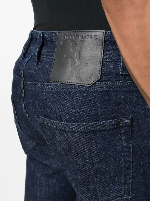 BILLIONAIRE Straight Leg Jeans - Blue