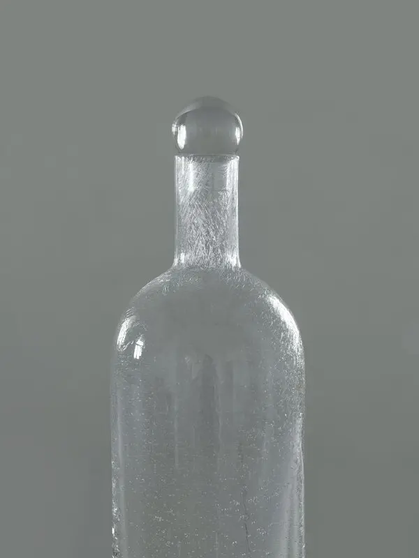 LOUISE ROE Bubble Glass Tall Carafe