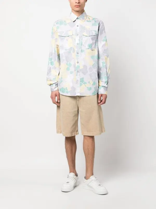 OBJECTS IV LIFE Graphic-print Long-sleeved Shirt