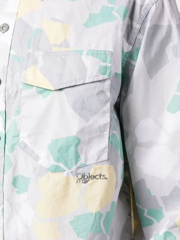 OBJECTS IV LIFE Graphic-print Long-sleeved Shirt