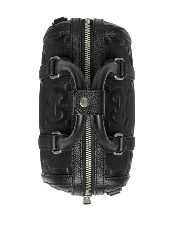 Gucci Jumbo Gg Mini Duffle Bag - Black | Editorialist
