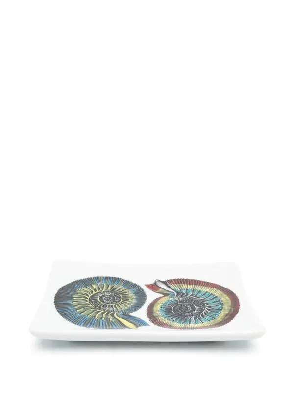 FORNASETTI Giro Di Conchiglie Porcelain Ashtray - White