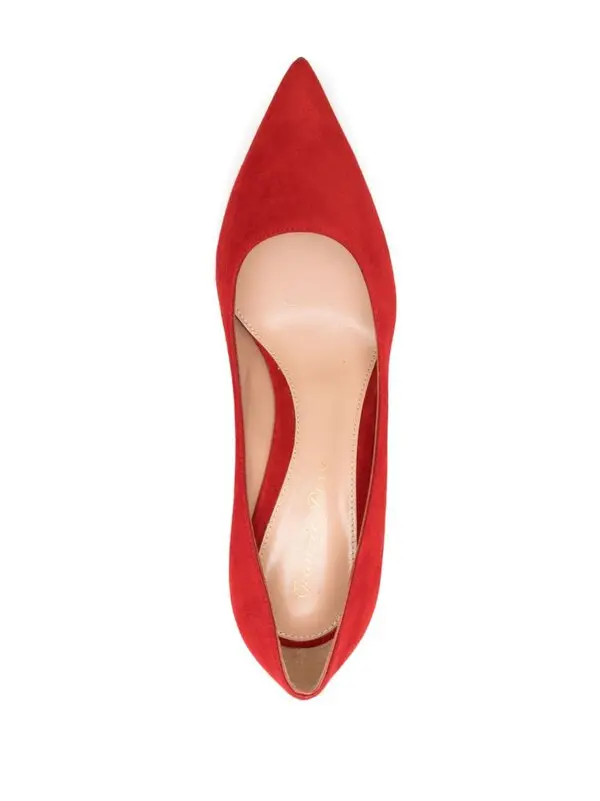 GIANVITO ROSSI 70mm Pointed-toe Pumps - Red