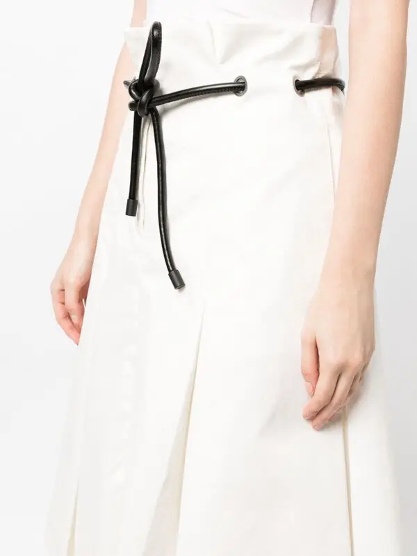 3.1 Phillip Lim Origami High-waisted Midi Skirt - White