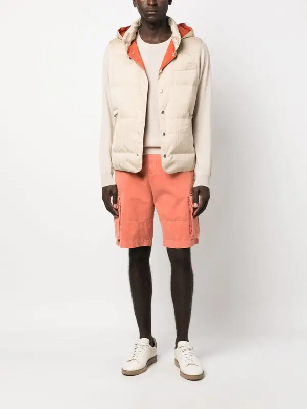 Brunello Cucinelli Cotton Cargo Shorts
