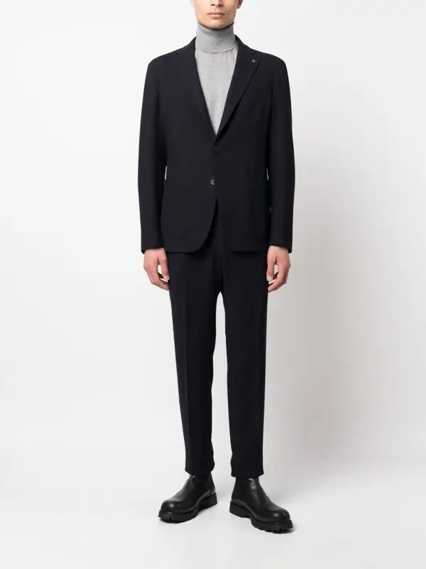 Tagliatore Single-breasted Textured Suit