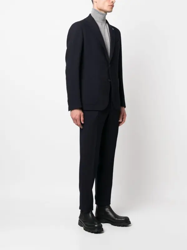 Tagliatore Single-breasted Textured Suit