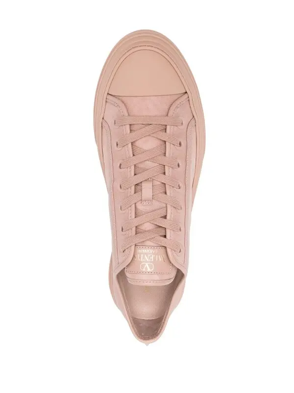 Valentino Garavani Logo-patch Lace-up Sneakers