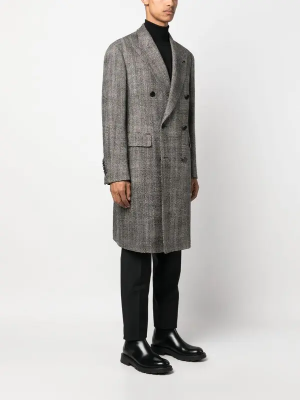 Tagliatore Double-breasted Coat - Black