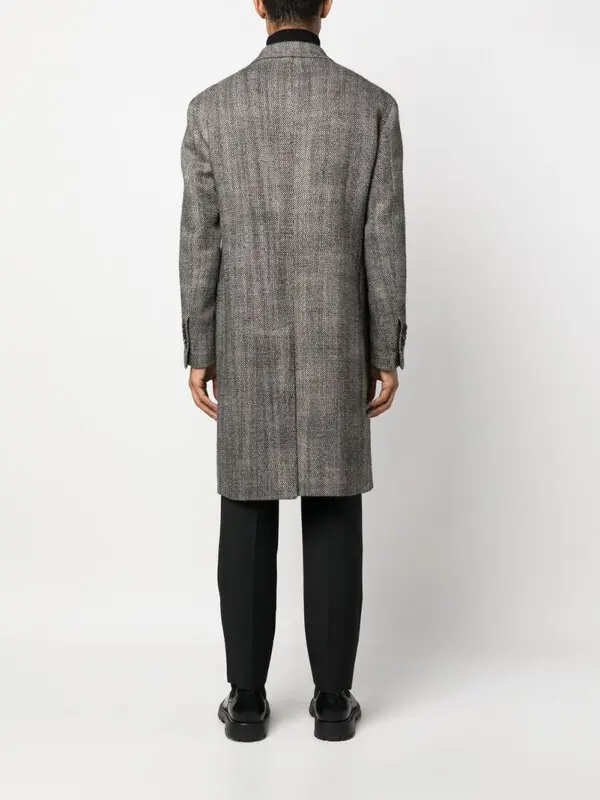 Tagliatore Double-breasted Coat - Black
