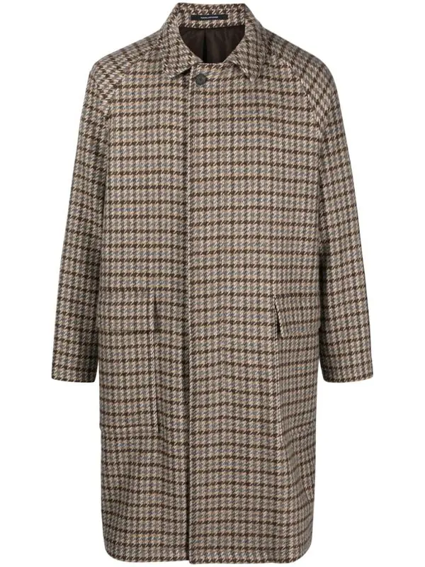 Tagliatore Houndstooth-pattern Coat