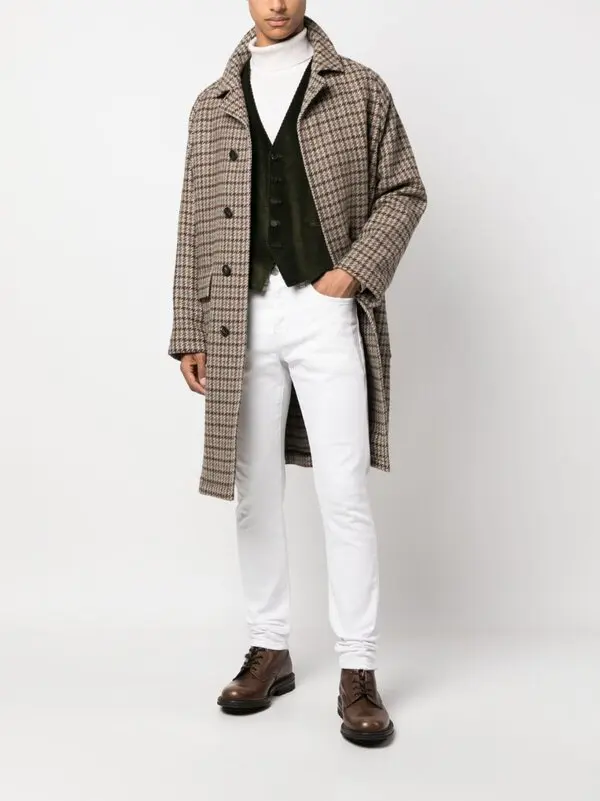 Tagliatore Houndstooth-pattern Coat