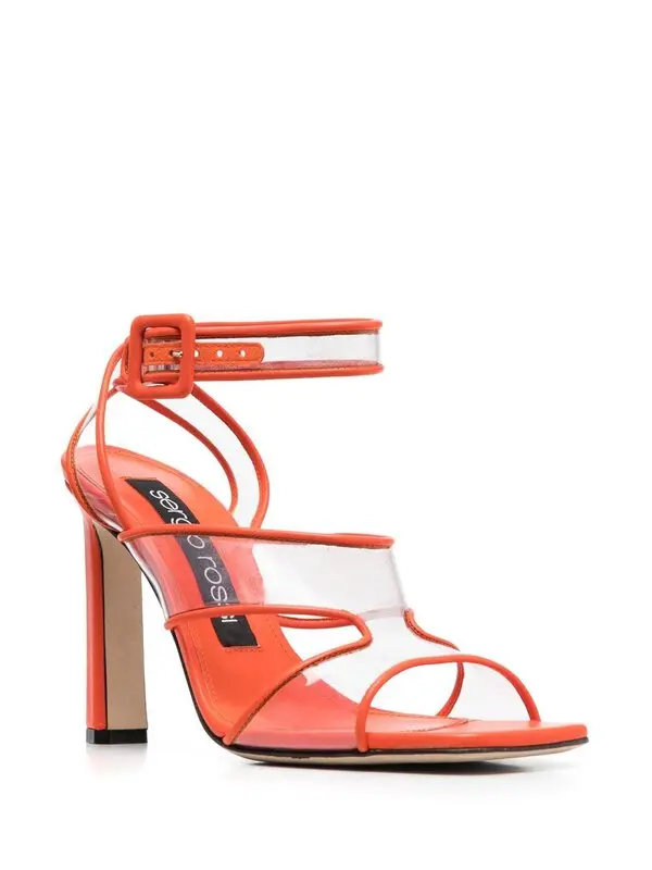 SERGIO ROSSI Sr Lunettes 100mm Open-toe Sandals