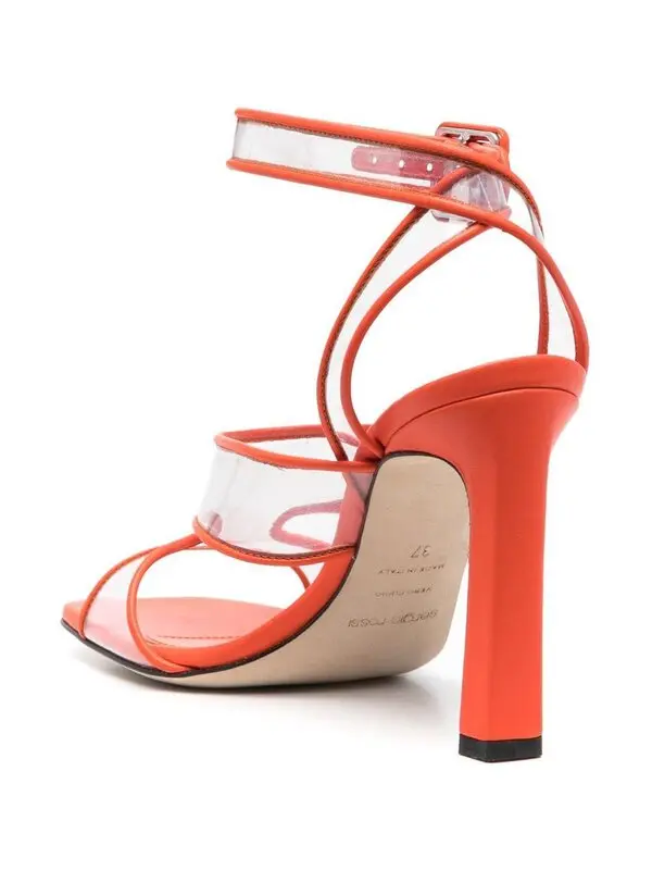 SERGIO ROSSI Sr Lunettes 100mm Open-toe Sandals