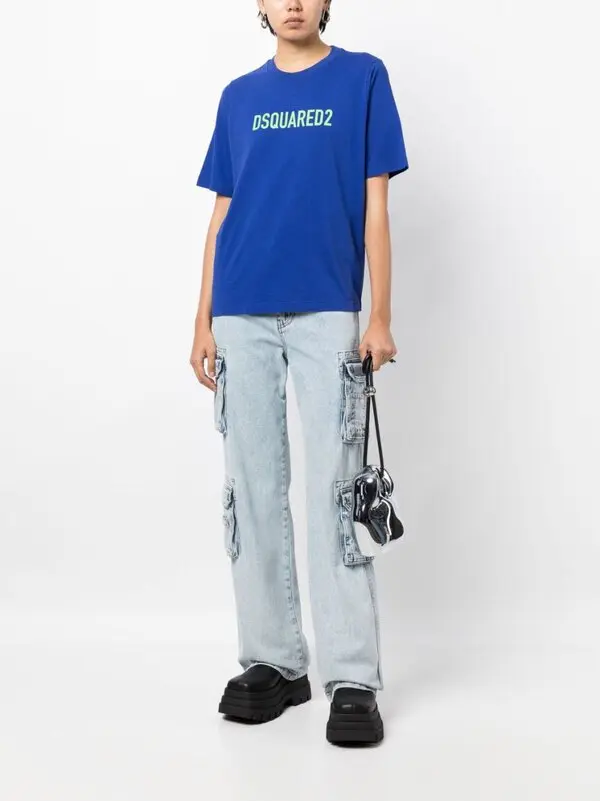Dsquared2 Logo-print T-shirt - Blue