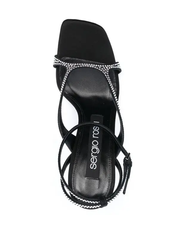 SERGIO ROSSI Sr Aracne 100mm Crystal-embellished Sandals