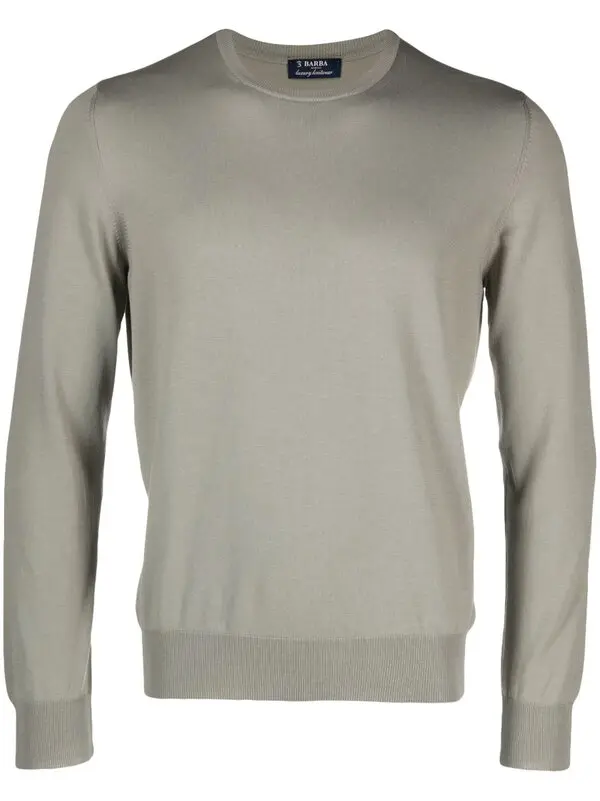 BARBA NAPOLI Crew-neck Coton Jumper