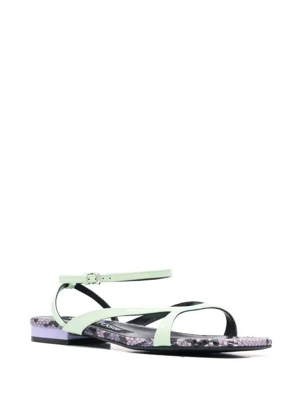 SERGIO ROSSI Sr Aracne Snake-print Sandals