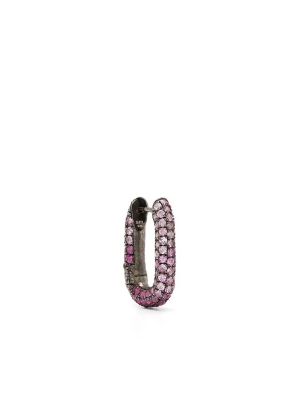 SELIM MOUZANNAR Sterling Sapphire Single Earring - Silver