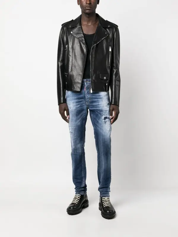 Dsquared2 Slim-fit Distressed-finish Jeans